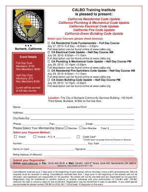 Fillable Online calbo California Fire Code Update - calbo Fax Email ...