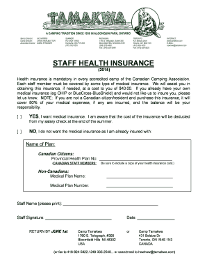 Fillable Online May STAFF forms -- 2015 Fax Email Print - pdfFiller