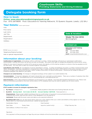 Fillable Online Courtroom Skills: Providing Statements and Giving ...