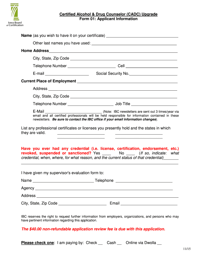 Fillable Online CADC Upgrade Application-Nov 2015 - biowabcorgb Fax ... Fillable Online CADC Upgrade Application-Nov 2015 - biowabcorgb Fax ...
