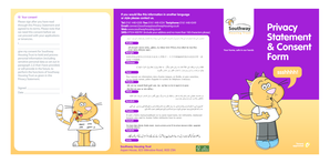 Fillable Online SMS Statement Consent Form - Southway Housing Fax Email ...