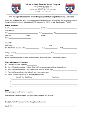 Fillable Online mspspcollage form Fax Email Print - pdfFiller