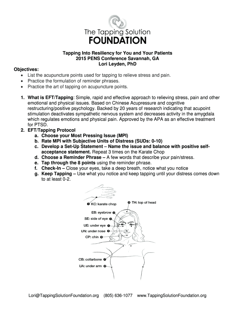 The Tapping Solution Pdf - Fill Online, Printable, Fillable, Blank ...