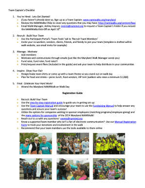 Fillable Online namimd Toolkit Helpful Resources for Team Captains ...