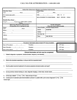 Fillable Online Blank authorization formdoc Fax Email Print - pdfFiller