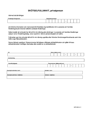 Fillable Online att inhmta information och med ensamrtt fretrda mig betrffande mitt nuvarande ...