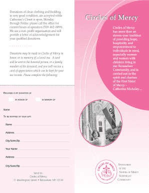 Fillable Online circlesofmercy Circles of Mercy - circlesofmercy Fax ...