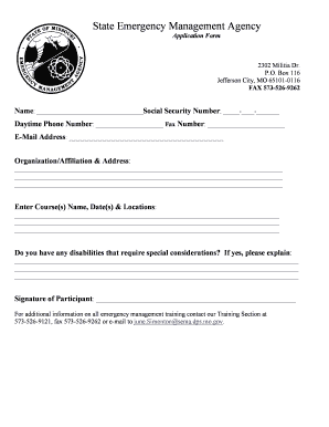 Fillable Online Blank Course Application form Fax Email Print - pdfFiller