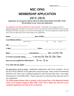 Fillable Online mscopas Apply now - MSC Opas - mscopas Fax Email Print ...