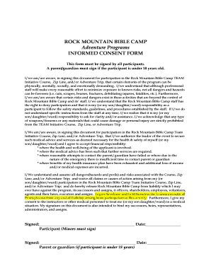 Fillable Online rockmountainbiblecamp ROCK MOUNTAIN BIBLE CAMP ...