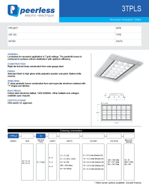Fillable Online Recessed Parabolic Static Fax Email Print - pdfFiller