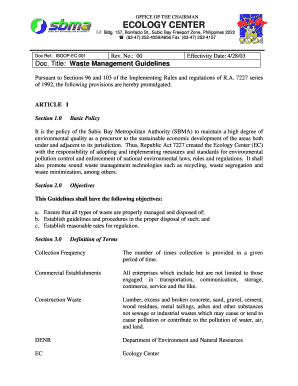 Fillable Online Waste Management Guidelines 2doc Fax Email Print ...