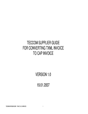 Fillable Online TECCOM SUPPLIER GUIDE Fax Email Print - pdfFiller