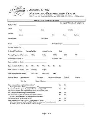 Fillable Online ASSISTED LIVING Fax Email Print - pdfFiller