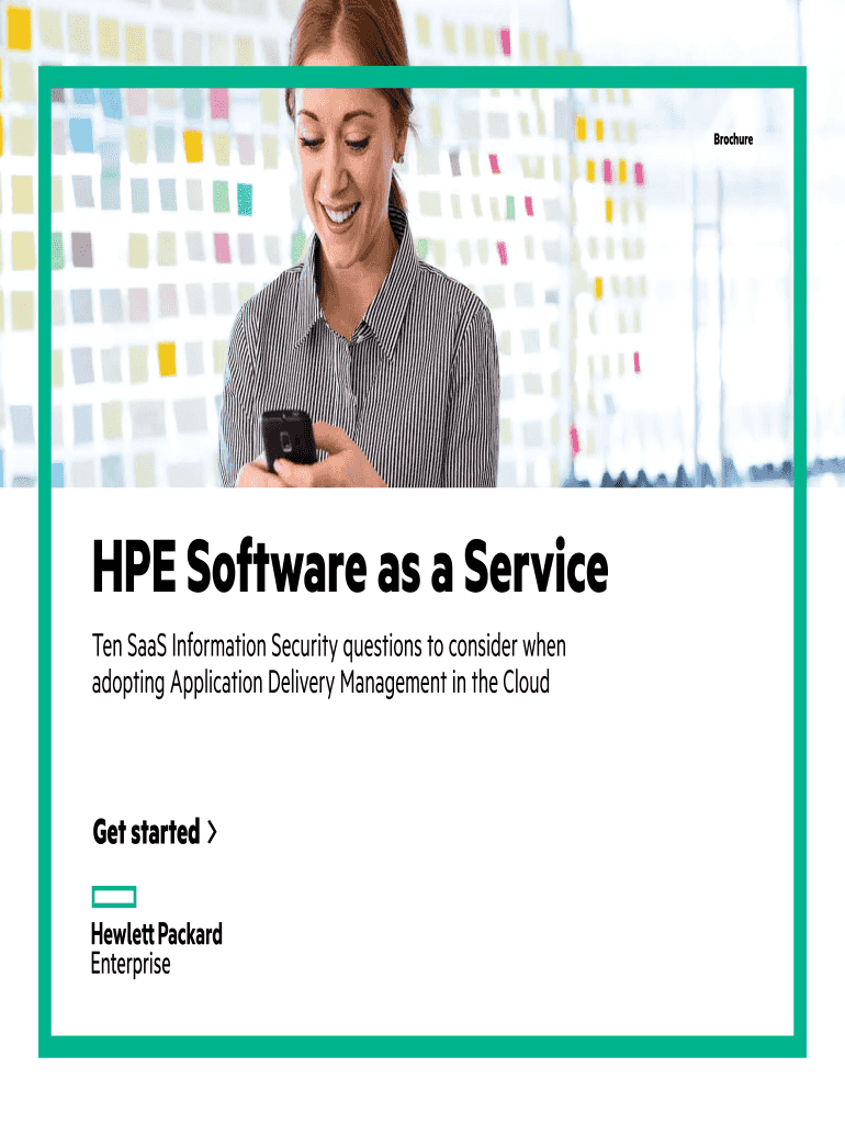 Fillable Online HPE Software as a Service interactive brochure Discover ...