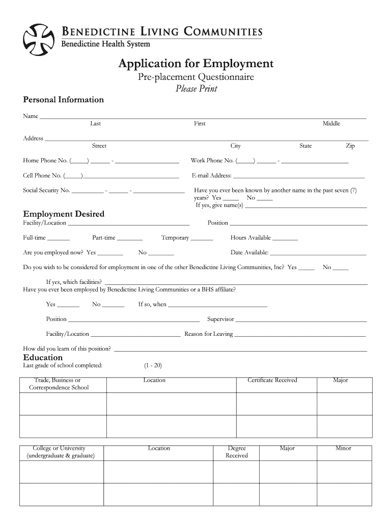 Fillable Online BLC application - 1doc Fax Email Print - pdfFiller