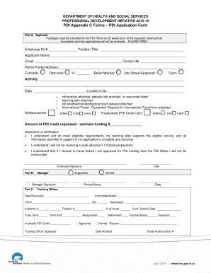 Fillable Online DEPARTMENT OF HEALTH AND SOCIAL SERVICES PROFESSIONAL ...