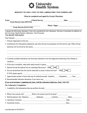Fillable Online Lab Request Formdocx Fax Email Print - pdfFiller