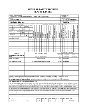 Fillable Online ftp odot state or REPORT & DIARY Fax Email Print ...