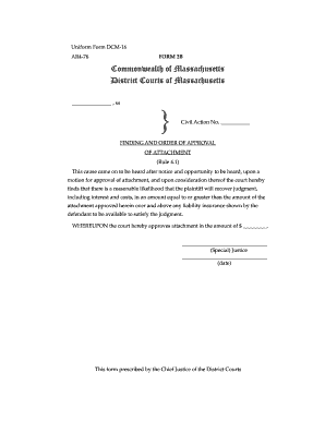 Fillable Online District Court - Finding And Order Of Approval Of ...