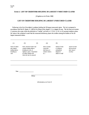 Fillable Online Form B4 11/92 Form 4 Fax Email Print - pdfFiller