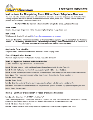 Fillable Online wvlc lib wv Erate Quick Instructions - wvlc lib wv Fax ...