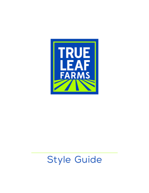 Fillable Online There is one primary True Leaf Farms logo with Fax ...