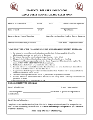 Fillable Online scasd STATE COLLEGE AREA HIGH SCHOOL - scasd Fax Email ...