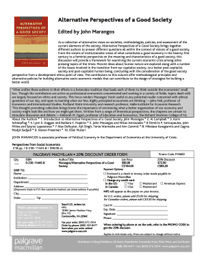 Fillable Online Alternative Perspectives of a Good Society Fax Email ...