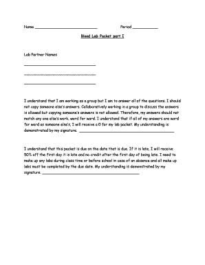 Fillable Online cathedral-irish Blood Lab Packet part I - Cathedral ...