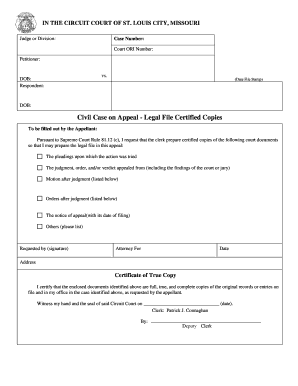 Fillable Online PLEASE ATTACH THE DOCKET SHEET WITH THE DOCUMENTS Fax ...