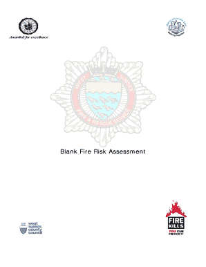 Fillable Online Blank Fire Risk Assessment Fax Email Print - pdfFiller