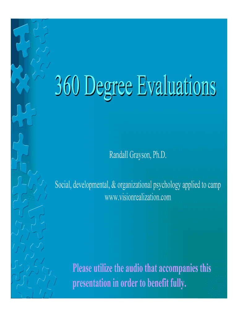 Fillable Online Microsoft PowerPoint - 360 degree evaluationppt Fax ...