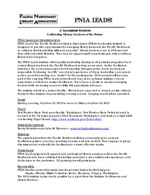 Fillable Online pnla PNLA LEADS - pnla Fax Email Print - pdfFiller