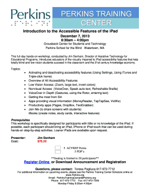 Fillable Online perkins Introduction to the Accessible Features of the ...