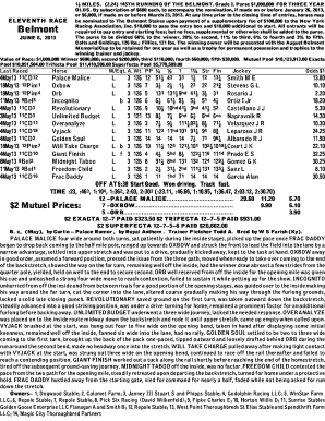 Fillable Online Belmont - Daily Racing Form Fax Email Print - pdfFiller