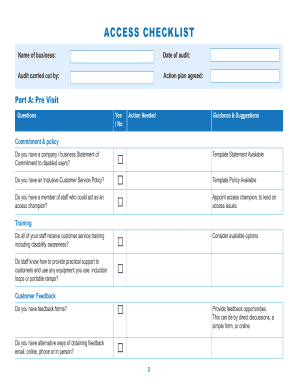 Fillable Online equalityni Accessible Business Checklist - ECNI Fax ...