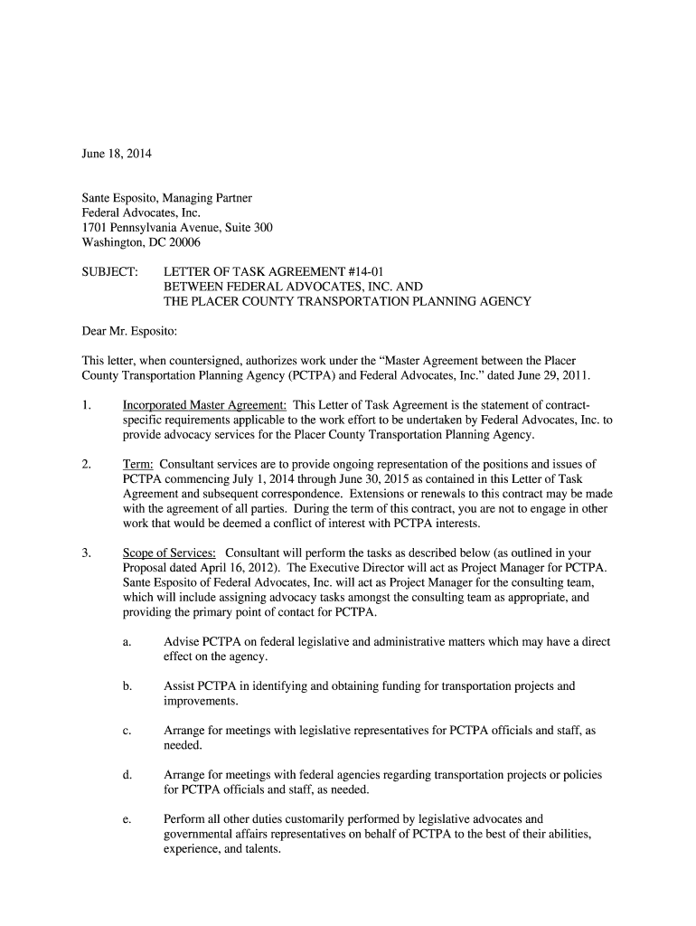 Fillable Online pctpa Sante Esposito, Managing Partner - pctpa Fax ...