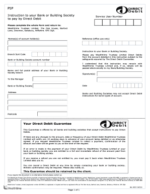 Fillable Online PIP Fax Email Print - pdfFiller
