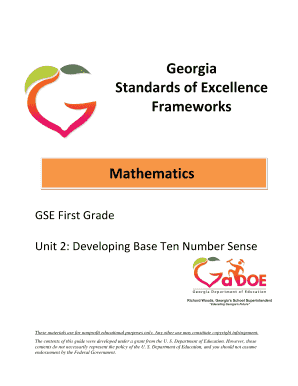 Fillable Online schoolwires henry k12 ga Georgia Standards of ...