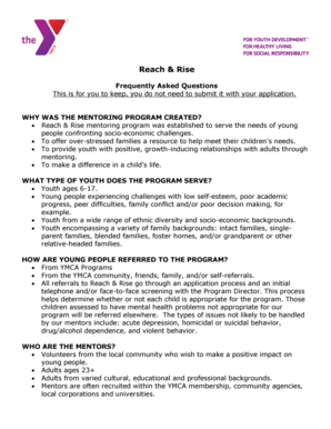 Fillable Online ghymca Reach Rise - YMCA of Greater Hartford - ghymca ...