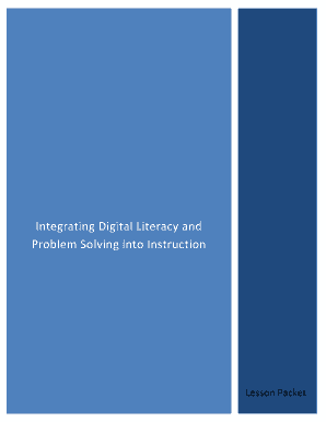 Fillable Online Integrating Digital Literacy and Problem Solving into ...
