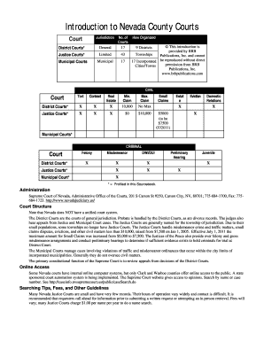Fillable Online Introduction to Nevada County Courts Fax Email Print ...