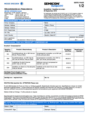 Fillable Online Bestellfrist / Deadline for order Fax Email Print ...