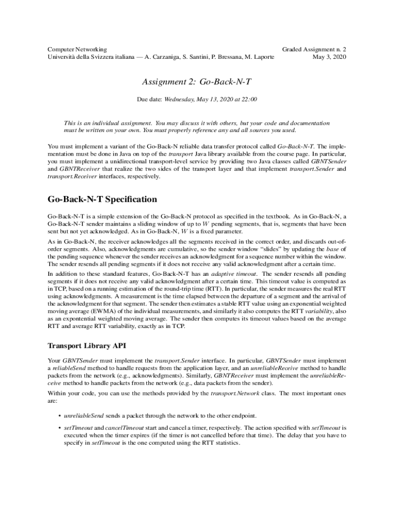 Fillable Online Computer Networking - Course Introduction - USIInformatics Fax Email Print ...