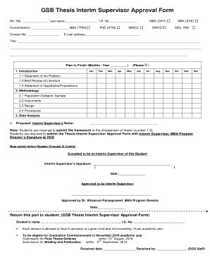 Fillable Online graduate au Thesis Proposal Approval Form - graduateauedu - graduate au Fax ...