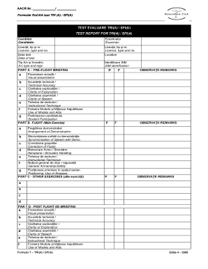 Fillable Online TEST EVALUARE TRIA SFIA TEST REPORT FOR TRIA SFIA Fax ...