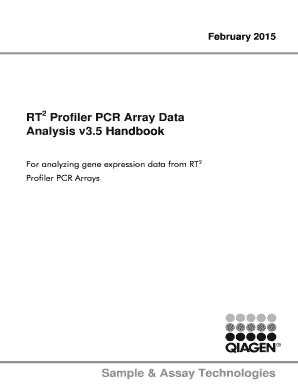 Fillable Online RT2 Profiler PCR Array Data Fax Email Print - pdfFiller