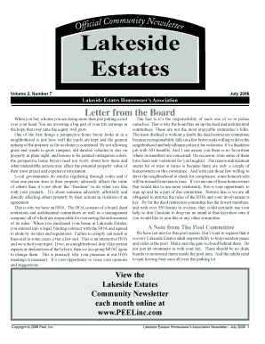 Fillable Online Lakeside Estates Fax Email Print - pdfFiller