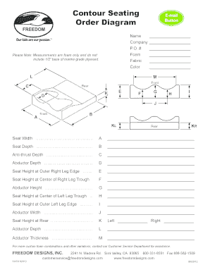 Fillable Online Contour Seating Order Diagram Button - Freedom Designs ...